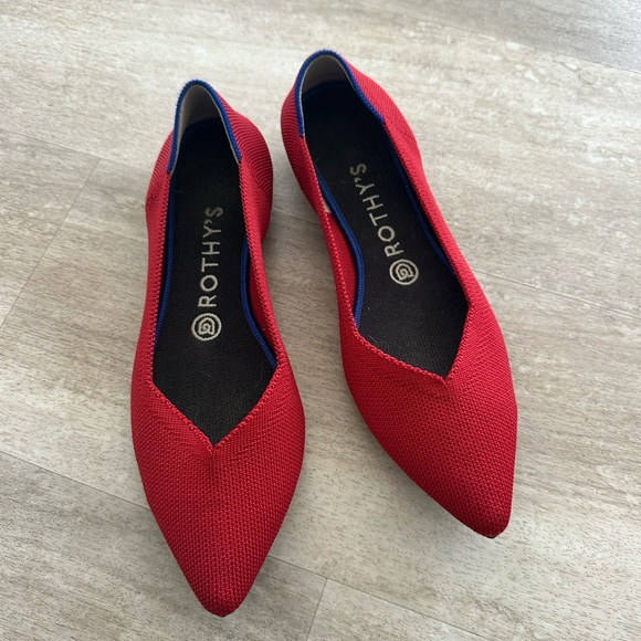 Rothy's | Shoes | Rothys Womens Cherry Red Flats | Poshmark